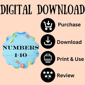 Preschool Counting, Numbers 1-10, Beginning Math, Counting, Learning to ...