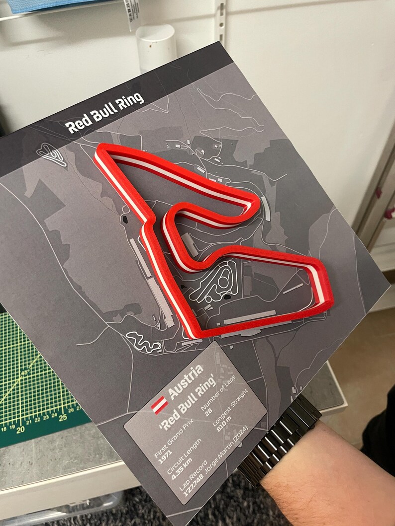 Red Bull Ring the Race Track in 3D - Etsy