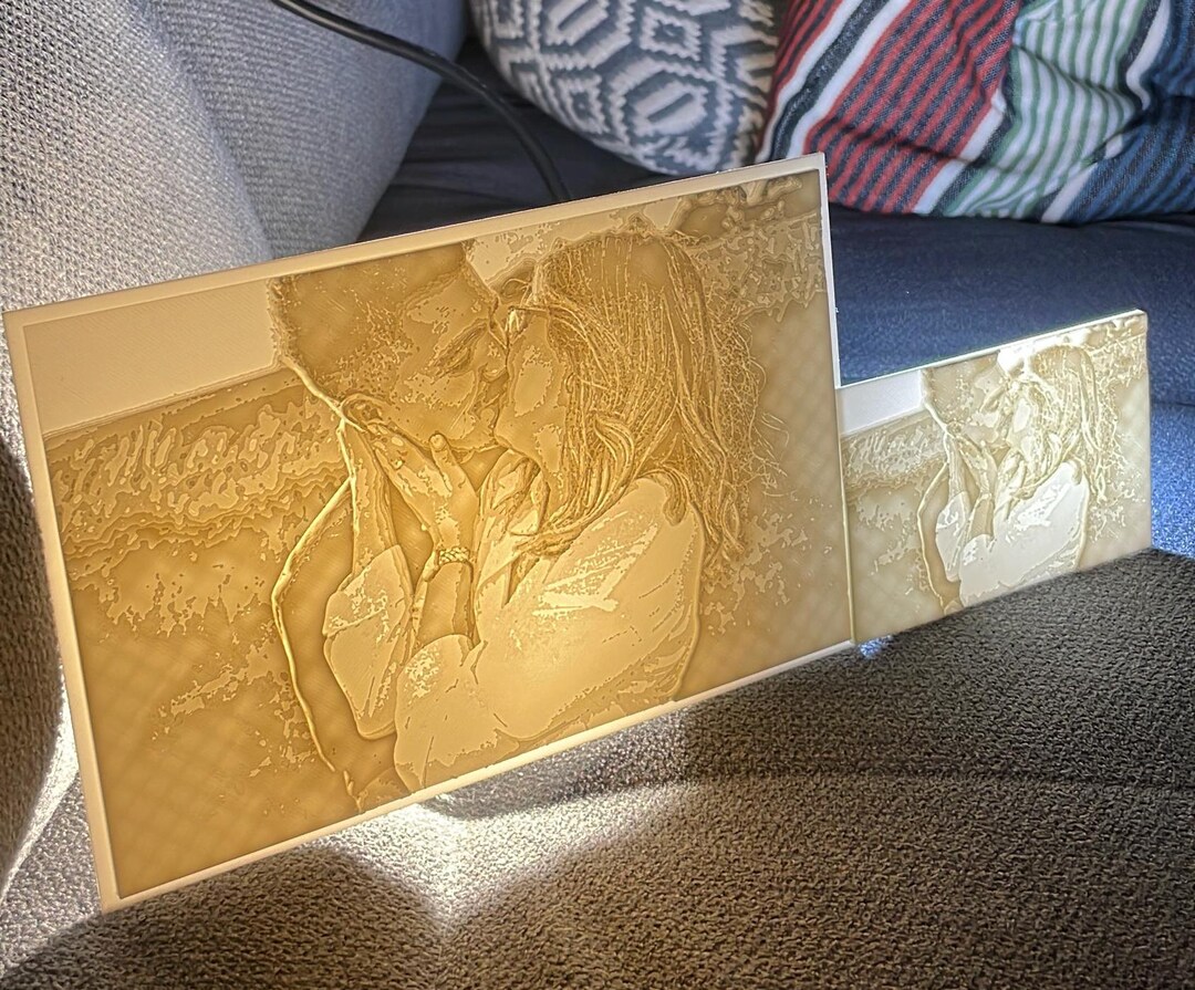 Individual Lithophane Picture – Your Photo Printed in 3D - Etsy