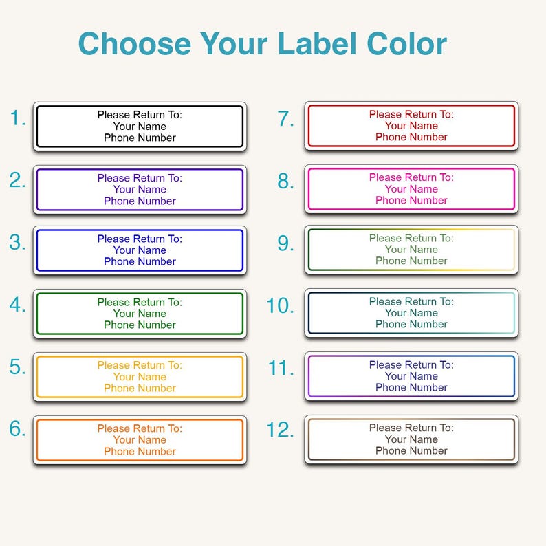 Personalized Golf Club ID Name Labels - Set of 28 Custom Golf Stickers ...