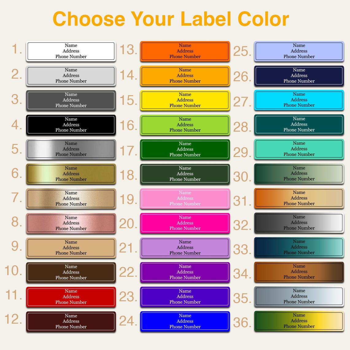 Personalized Golf Club ID Name Labels - Set of 28 Custom Golf Stickers ...
