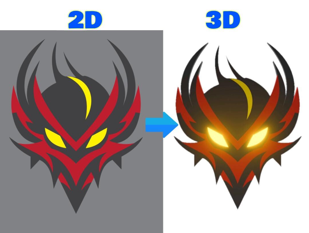 Custom 3D Logo Design Convert Your 2D Logos Into Stunning Three ...