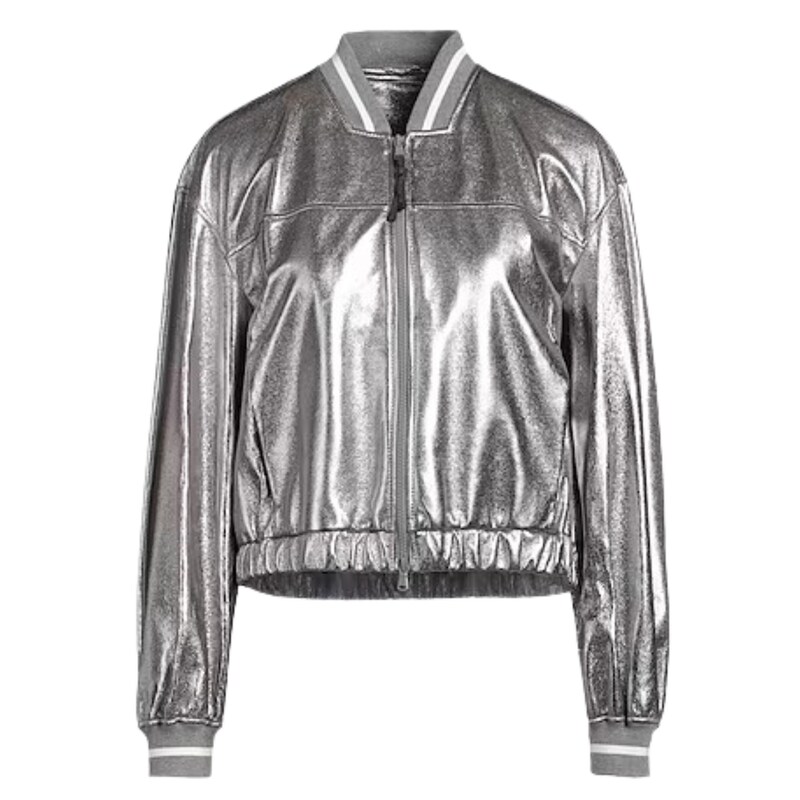 Metallic Bomber Jacket - Etsy