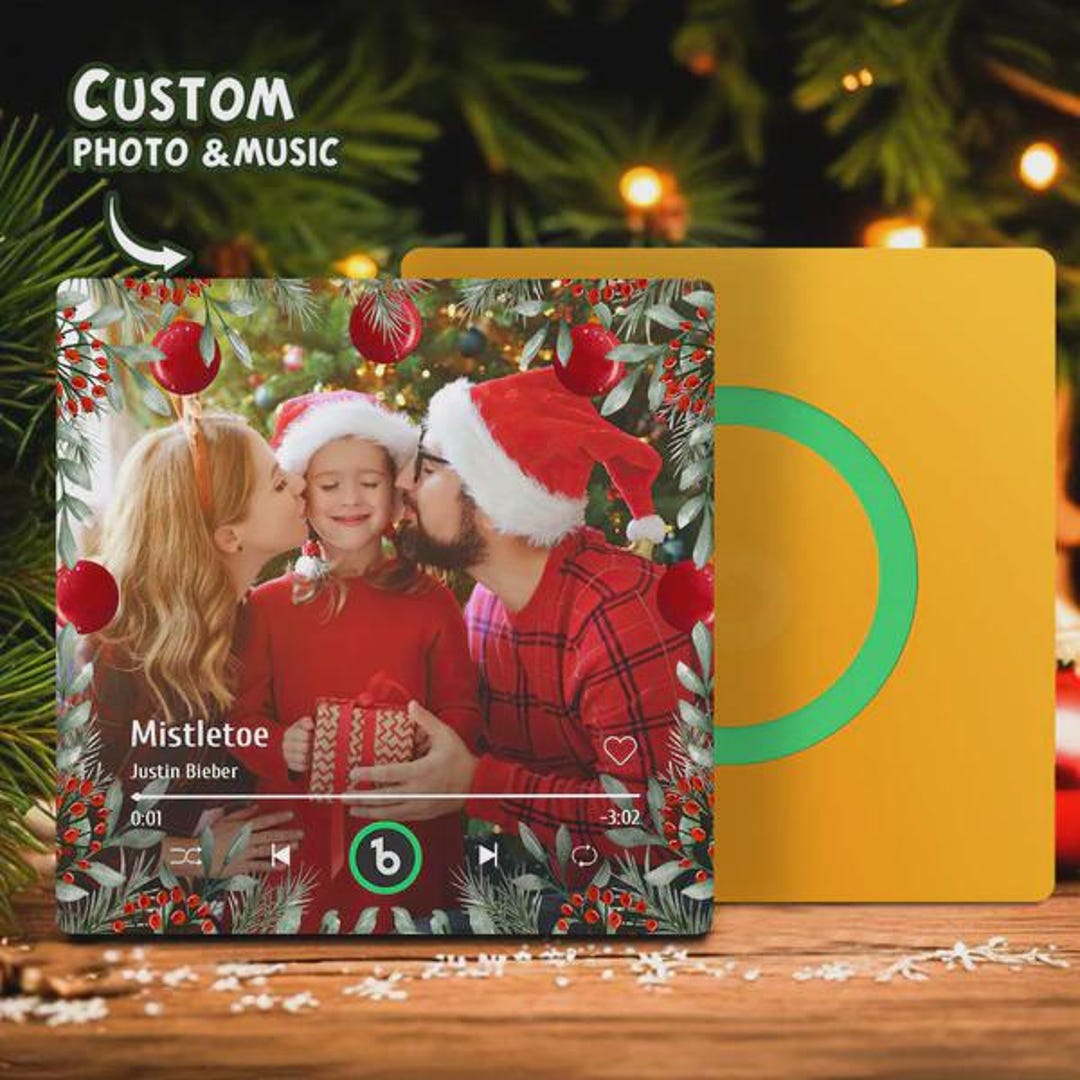 Personalized Music Fridge Magnet: Photo Gift, Plays Songs - Etsy
