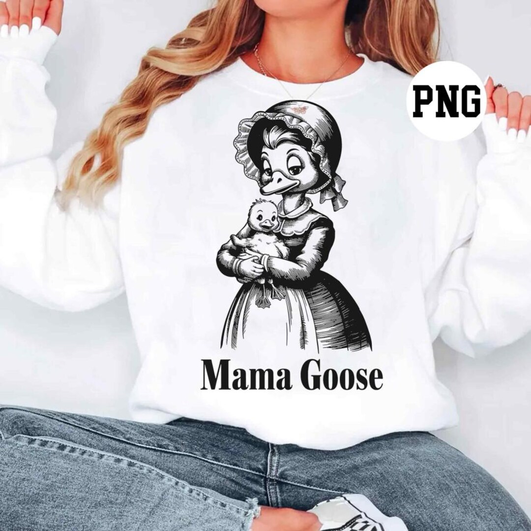 Mama Goose Png, Mother Goose Png, Girly Goose Png, Goose Lover Png ...