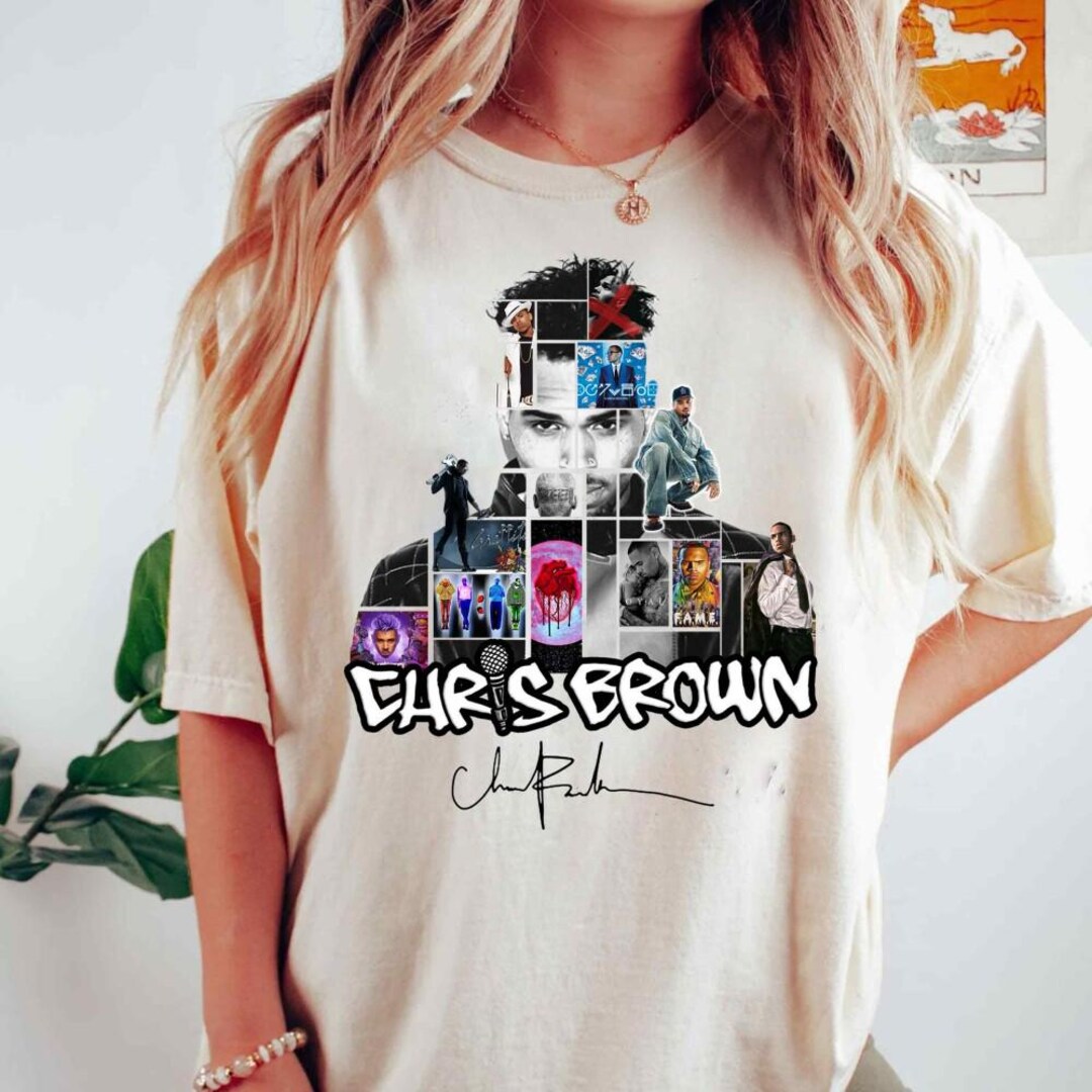 Comfort Colors Chris Brown Breezy Album Shirt, Cb Tour Shirt, Hip Hop ...