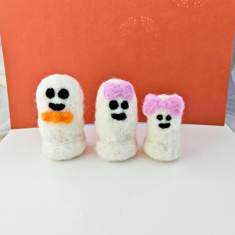 Needle Felted Ghost - Etsy