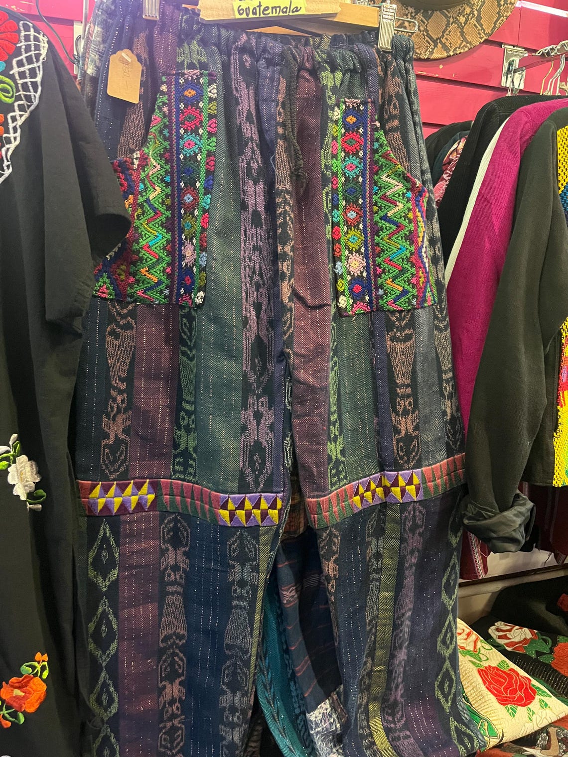 Typical Mayan Guatemalan Trousers, Pants, Hippie Pantalones, Bohemian ...