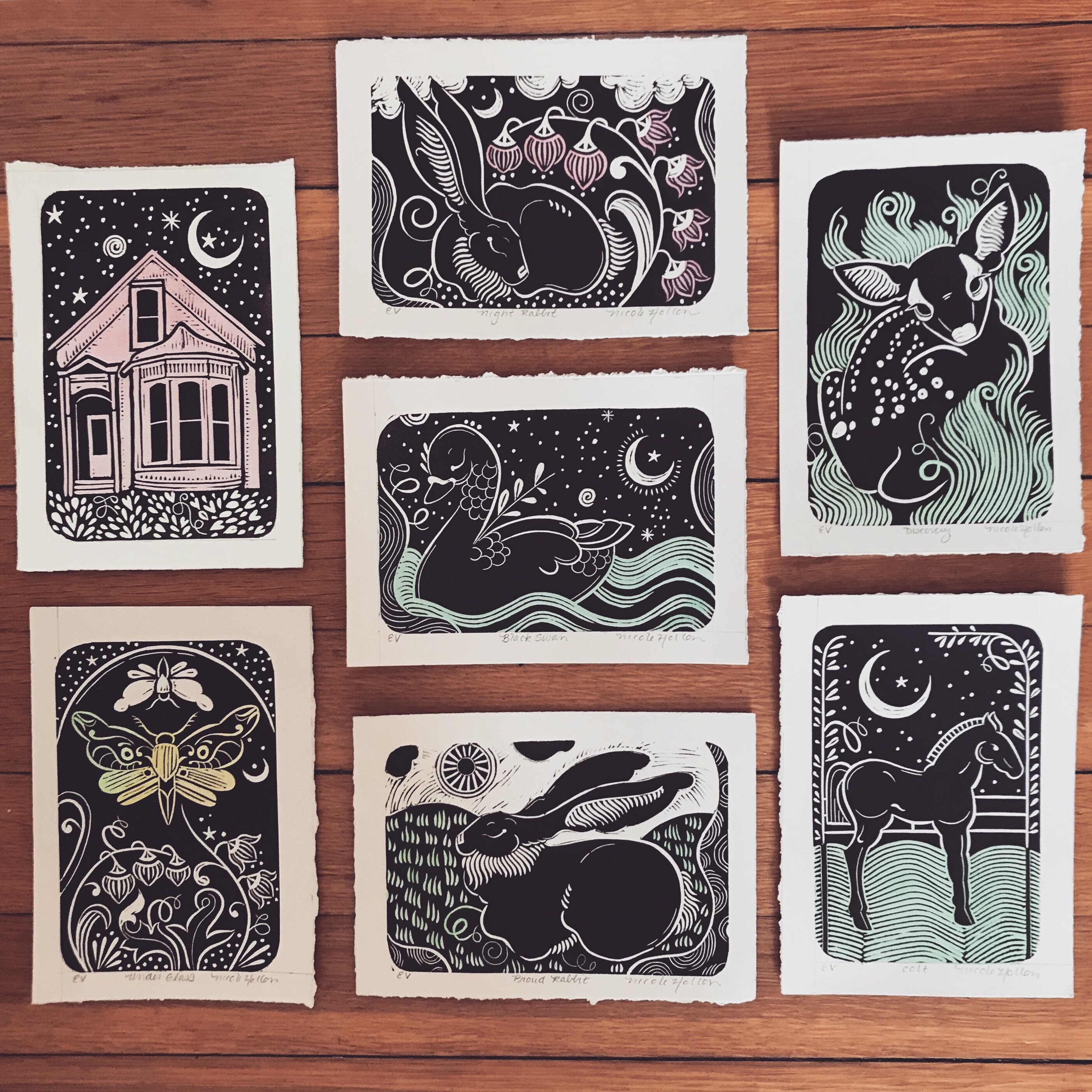 Black Swan Block Print Printmaking Swan Relief Print Linocut | Etsy