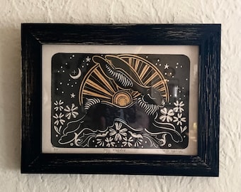 Rabbit Poster Cabbage Patch Rabbit 4 Rabbit Decor Rabbit Painting Bunny ...