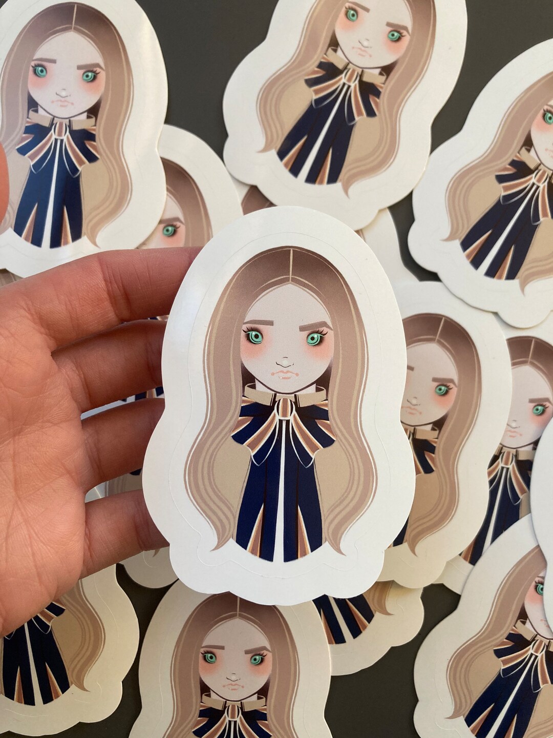 M3gan Megan Movie Illustration M3gan Sticker Art Film Sticker Contour ...