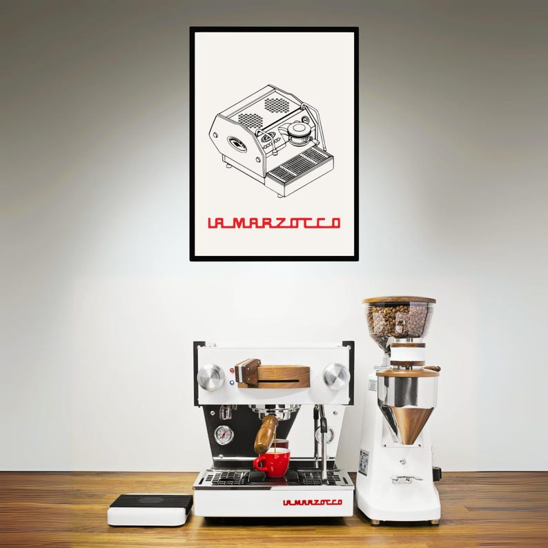 La Marzocco Digital Poster Lamarzocco Wall Art Espresso Machine Digital ...