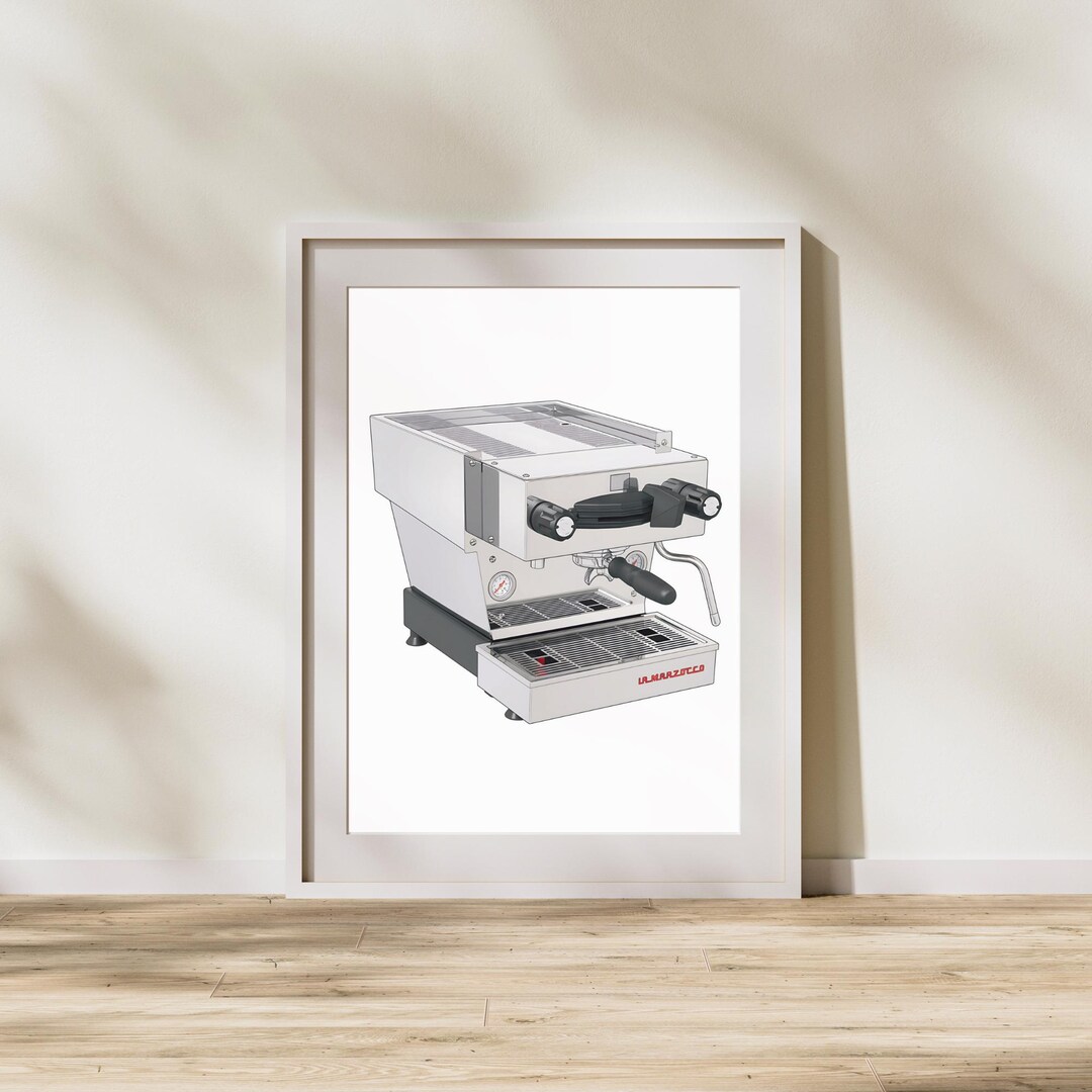 La Marzocco Linea Mini Poster, Minimalist Espresso Machine Art (digital ...