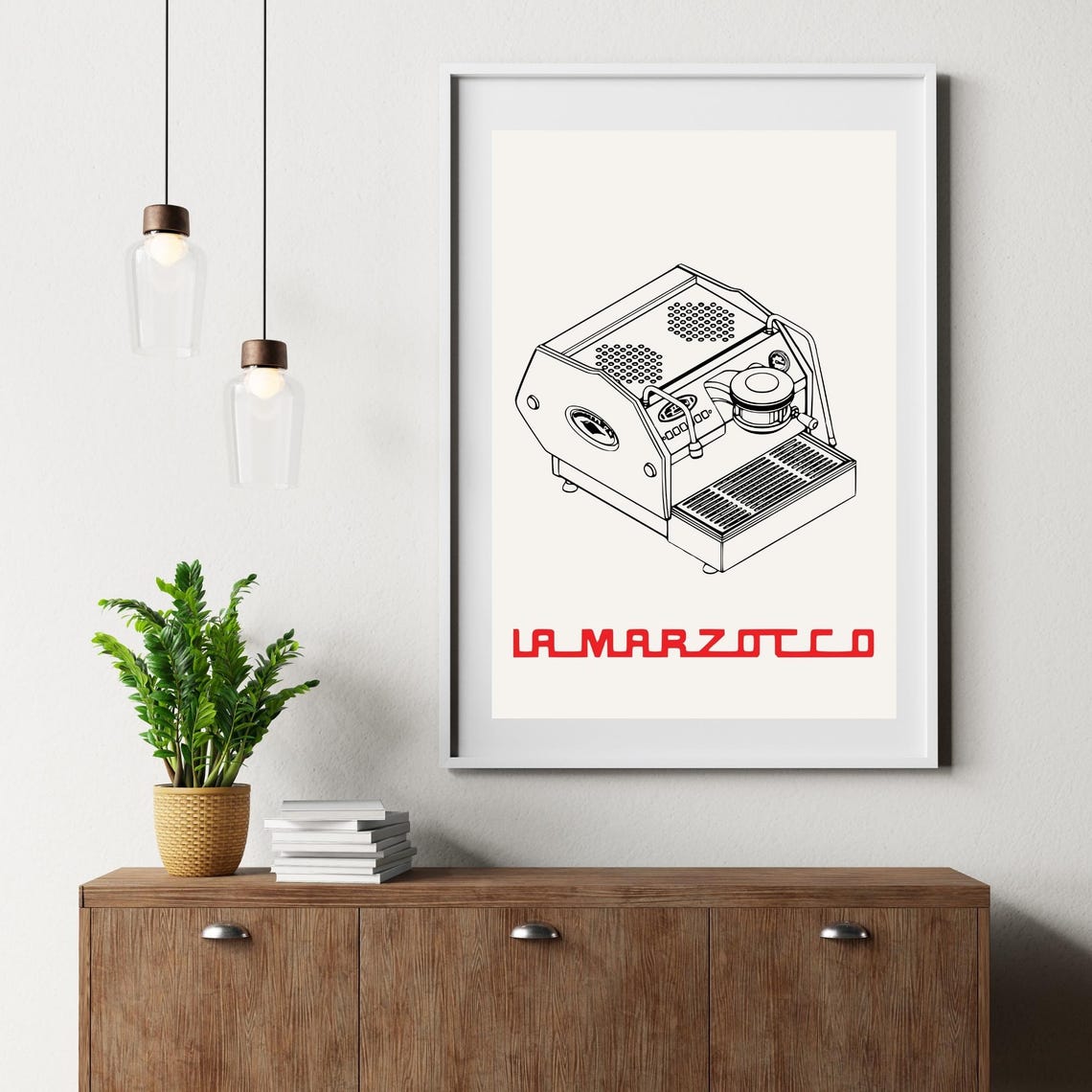 La Marzocco Digital Poster Lamarzocco Wall Art Espresso Machine Digital ...