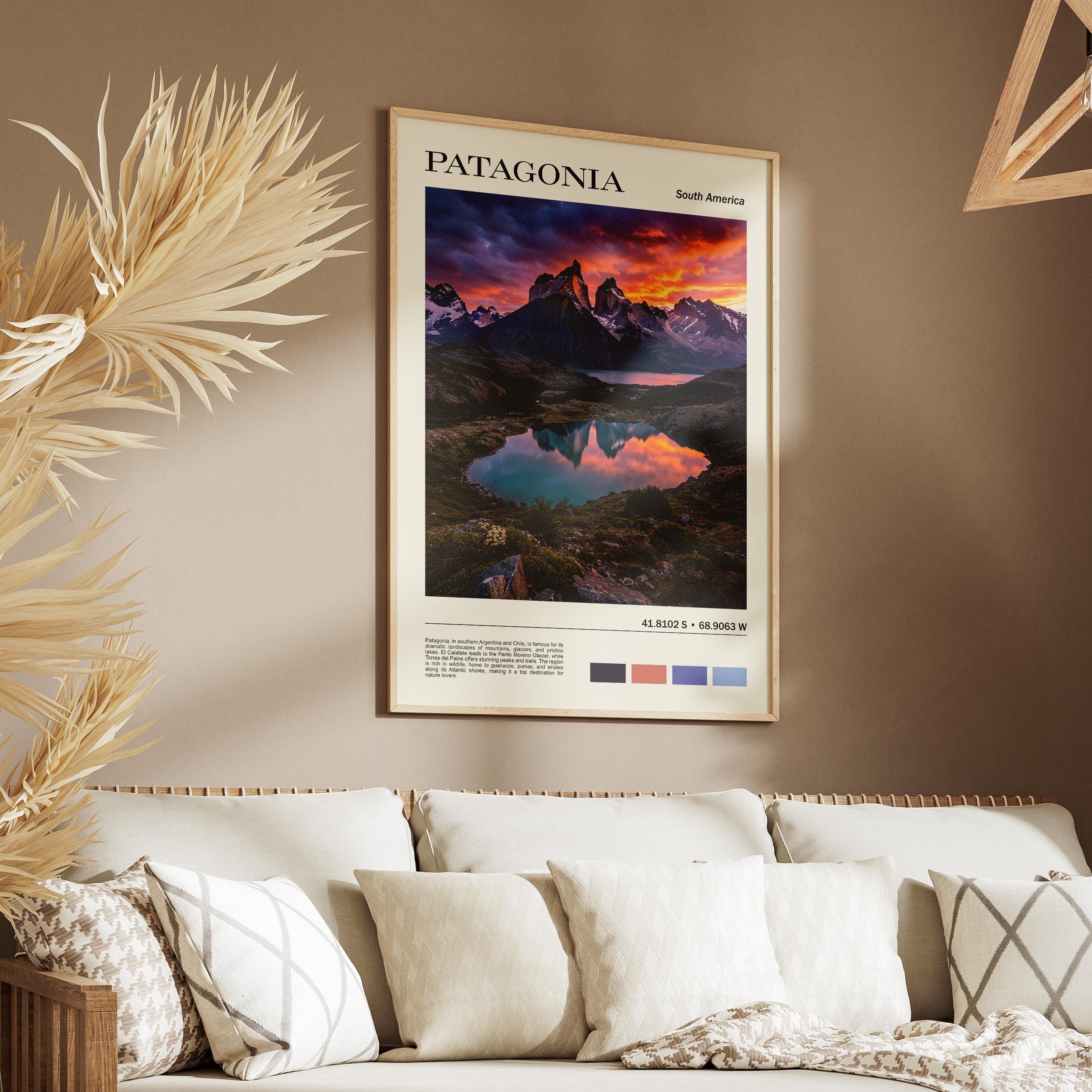 Patagonia Wall Art, Patagonia Printable Poster, Mountain Home Decor ...
