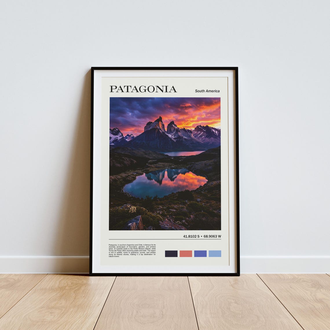 Patagonia Wall Art, Patagonia Printable Poster, Mountain Home Decor ...