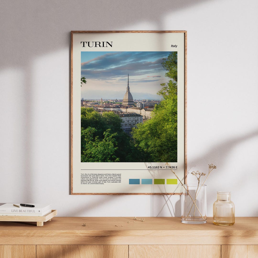 Turin Wall Art, Italy Printable Poster, Turin Photo, Urban Home Decor ...