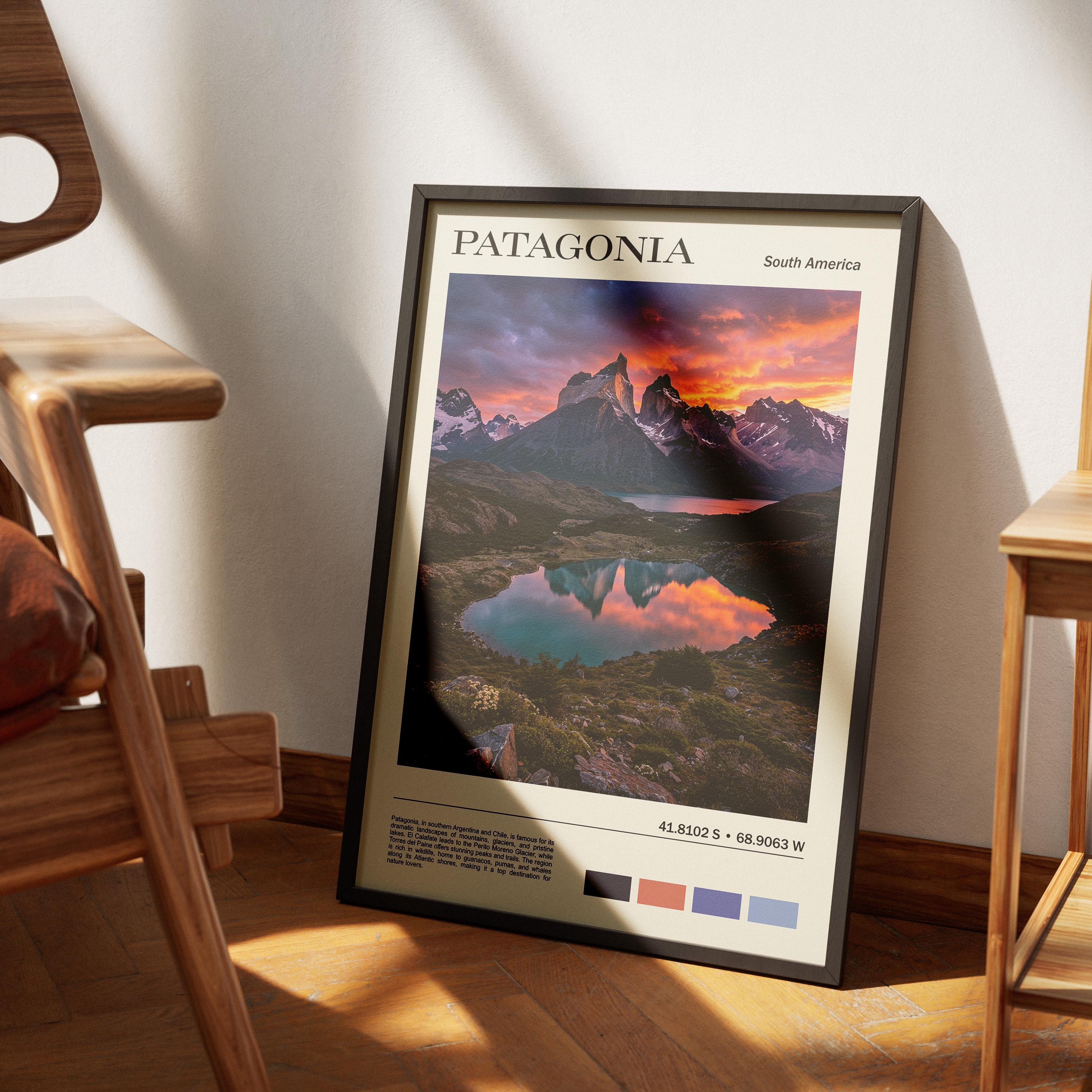 Patagonia Wall Art, Patagonia Printable Poster, Mountain Home Decor ...