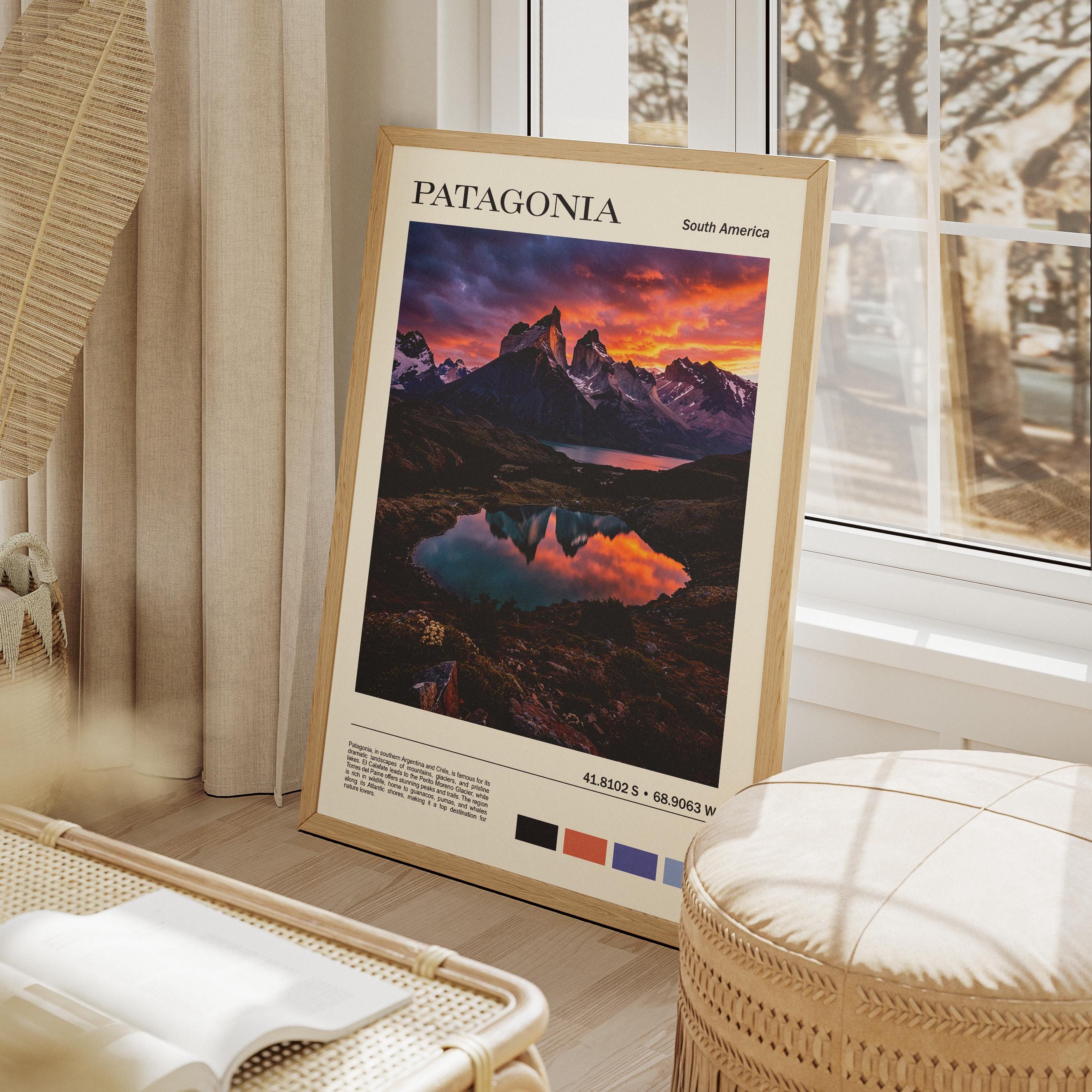 Patagonia Wall Art, Patagonia Printable Poster, Mountain Home Decor ...