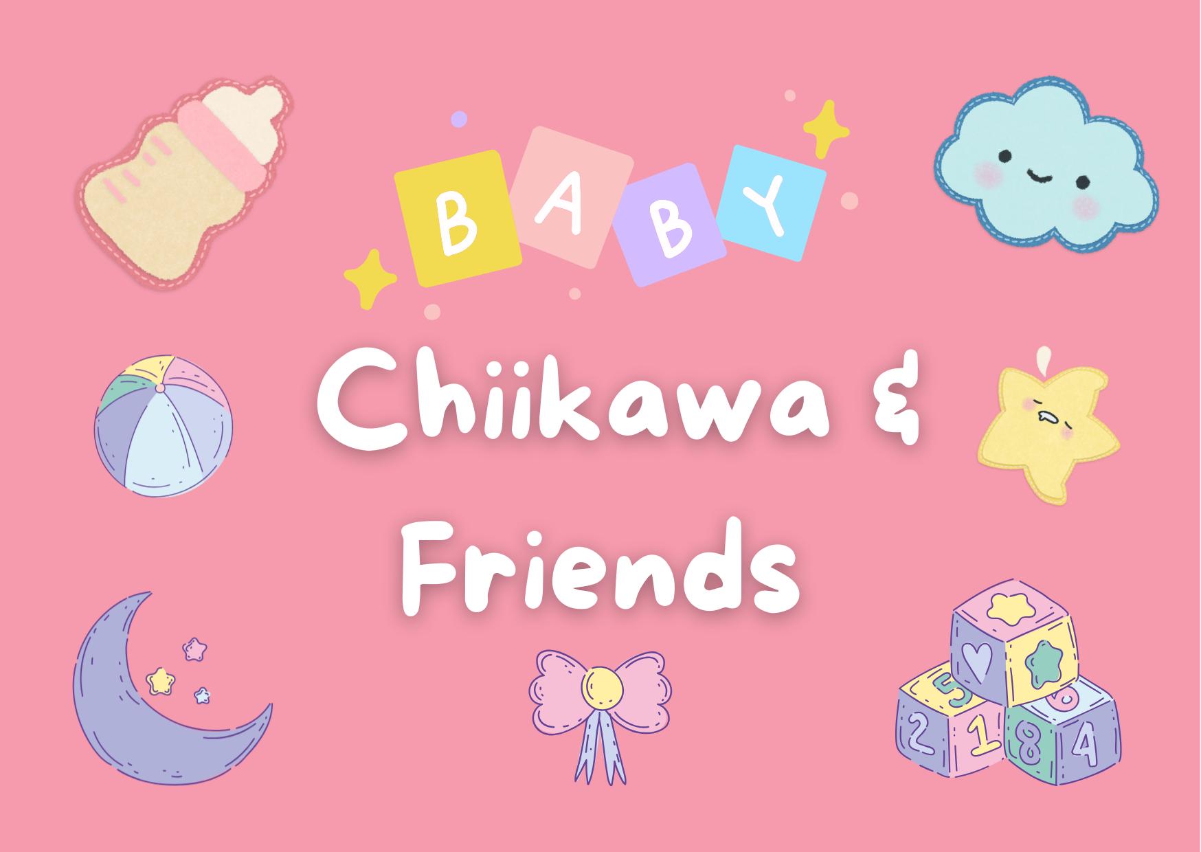 Baby Chiikawa & Friends Postcard, Kawaii Art (digital Download) - Etsy