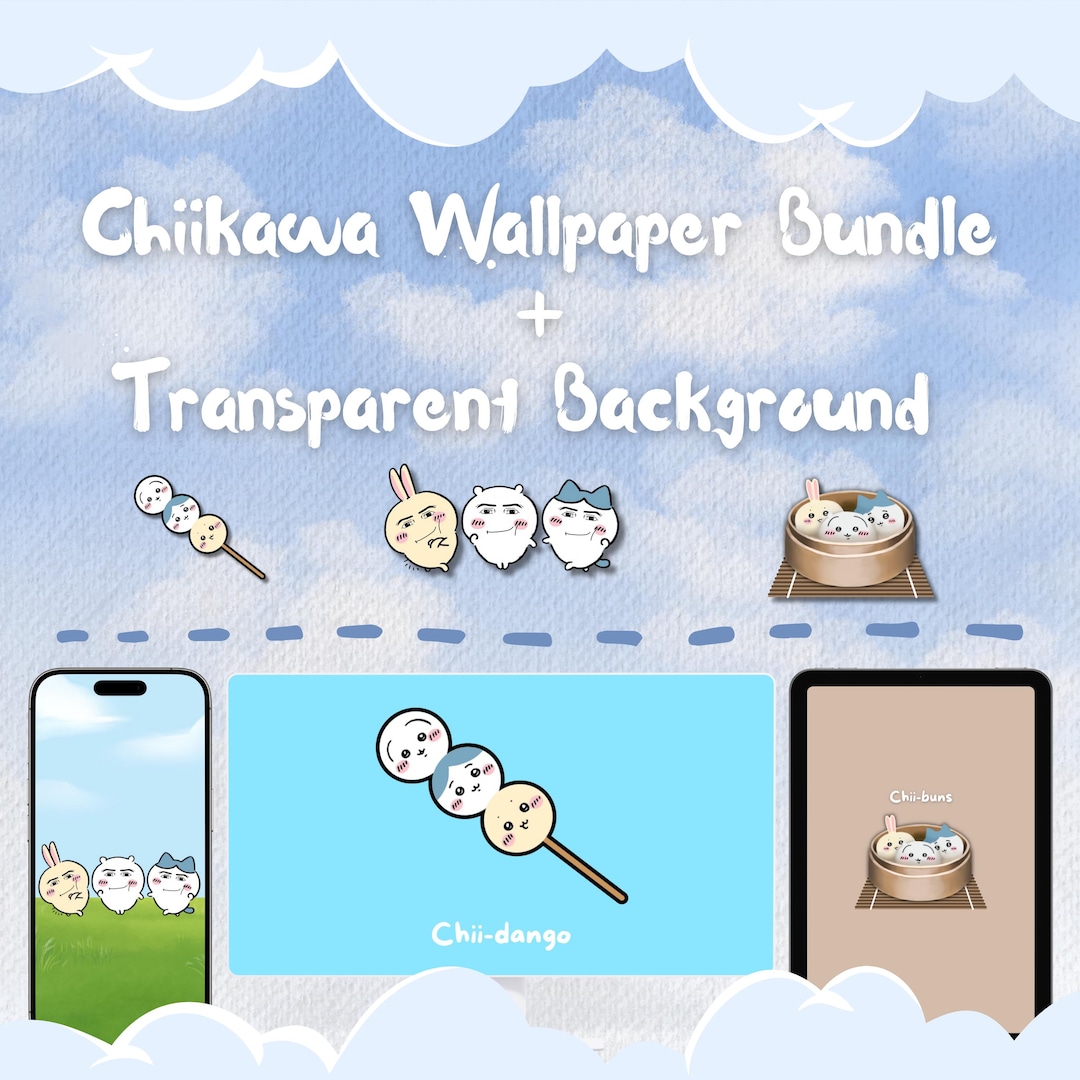 Chiikawa Kawaii Wallpaper Bundle – Iphone, Ipad, Android, Laptop ...