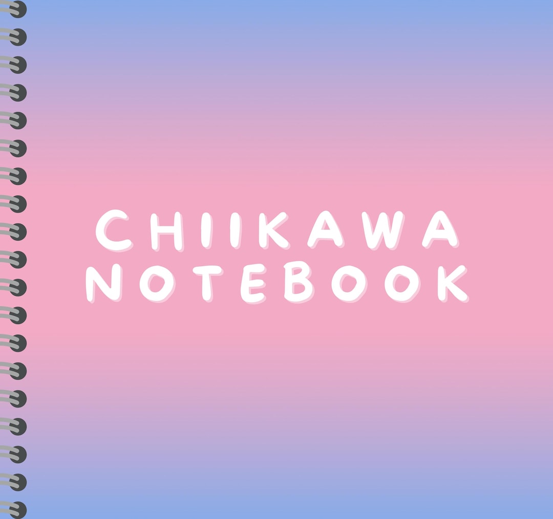 Chiikawa Notebook, Digital Download, Printable, Digital Use, PDF - Etsy