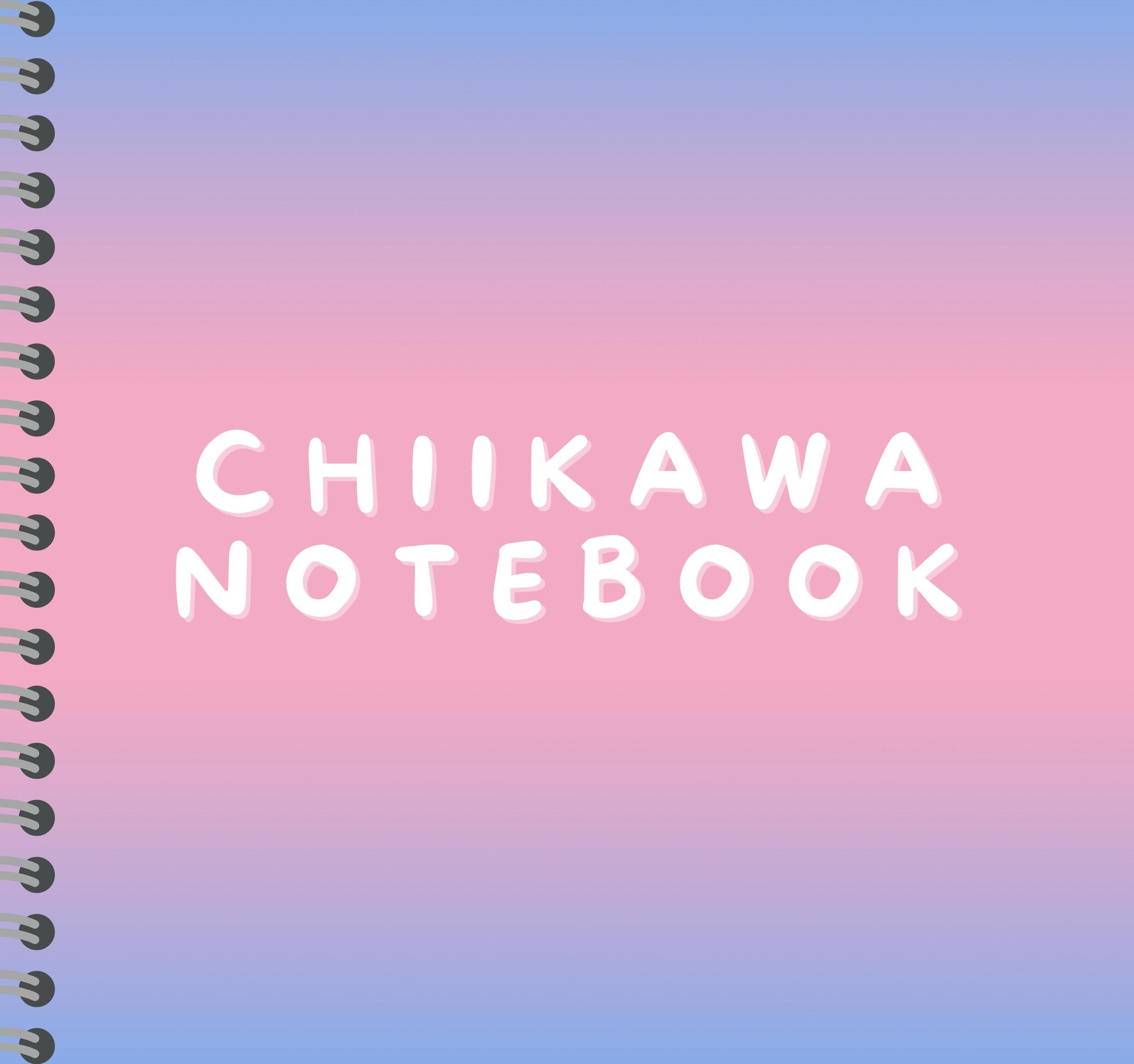 Chiikawa Notebook, Digital Download, Printable, Digital Use, PDF - Etsy