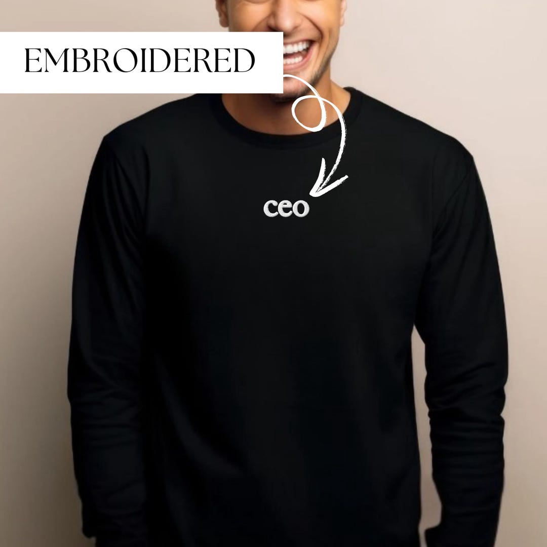 Embroidered CEO Shirt, Business Owner Shirt, Embroidered Small Business ...