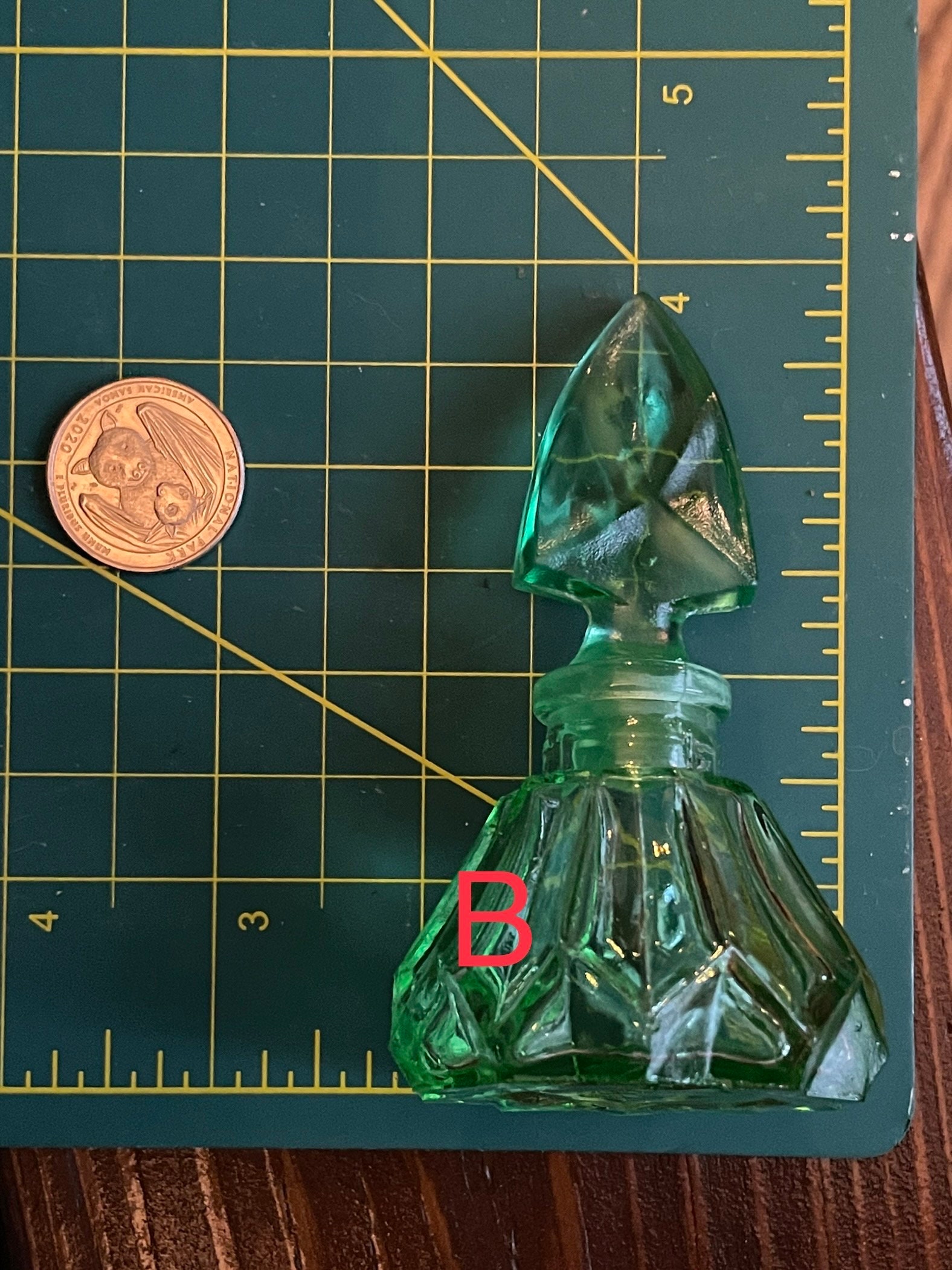 Stunning Green Glass Perfume Bottles sold Separately - Etsy