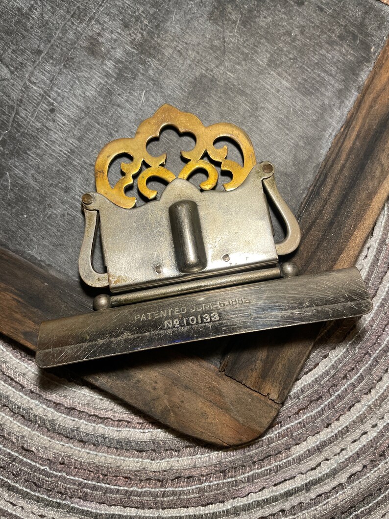 Victorian Book Floral Ornate Clasp From 1882- - Etsy