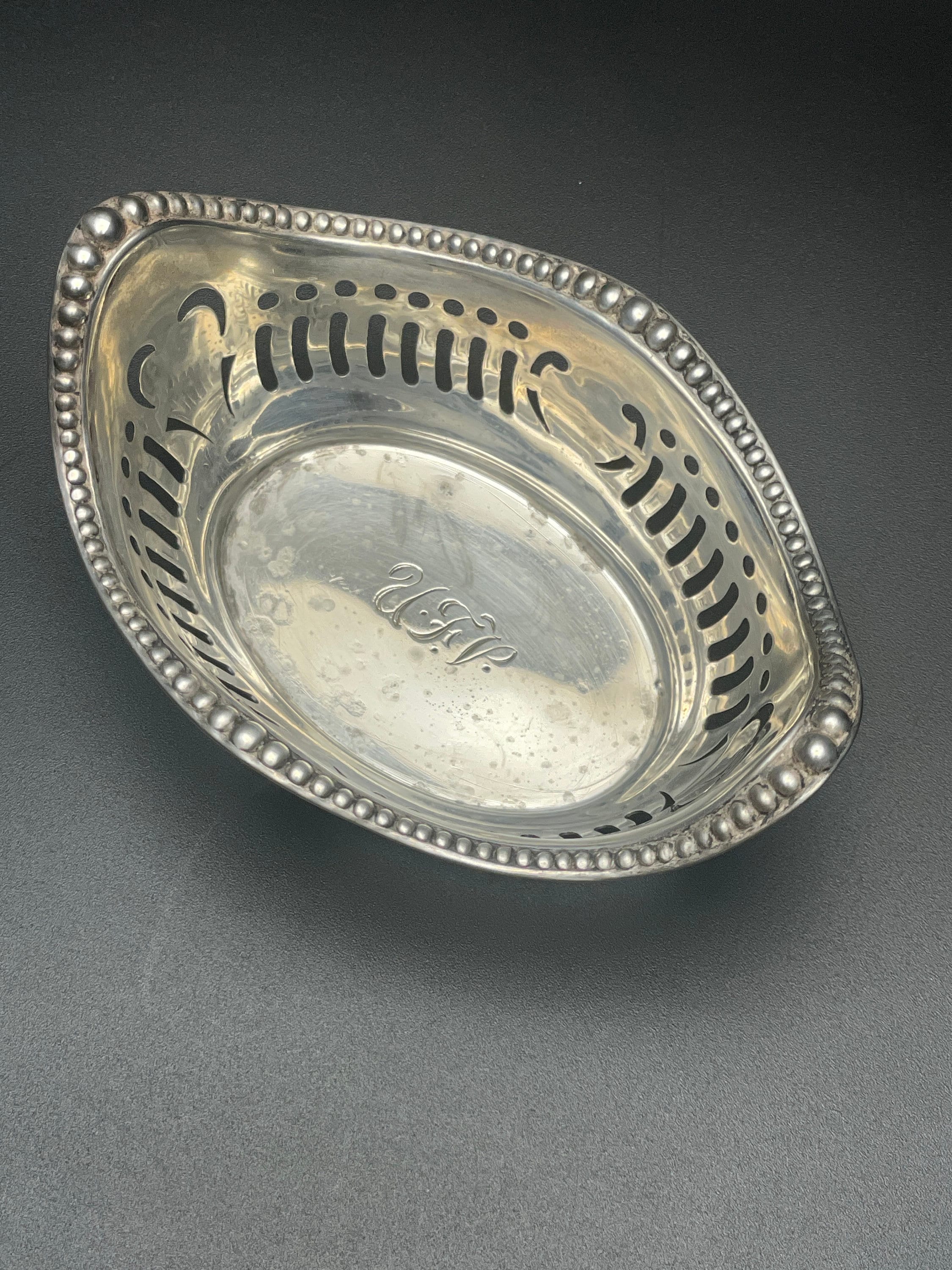 Gorham Sterling Silver Antique Circa 1868 Slotted Nut Dish #A4775 ...
