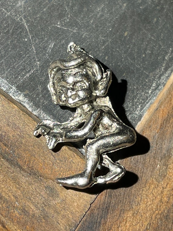 Mid Century Pixie Fairy Elf Sprite Silver Set Mother … - Gem