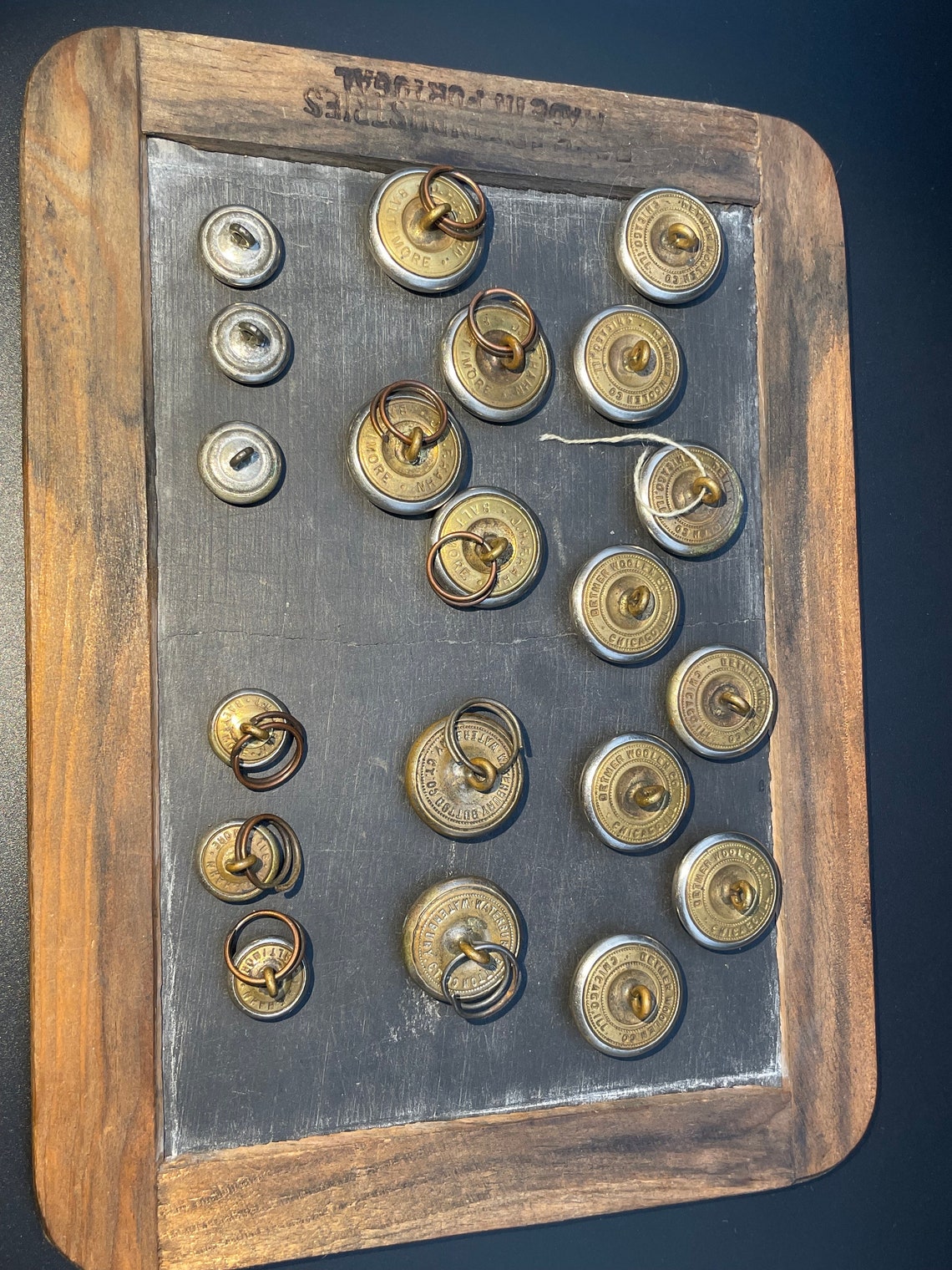 Police Uniform Buttons From 1800s Estate Collection of 20 Chicago ...