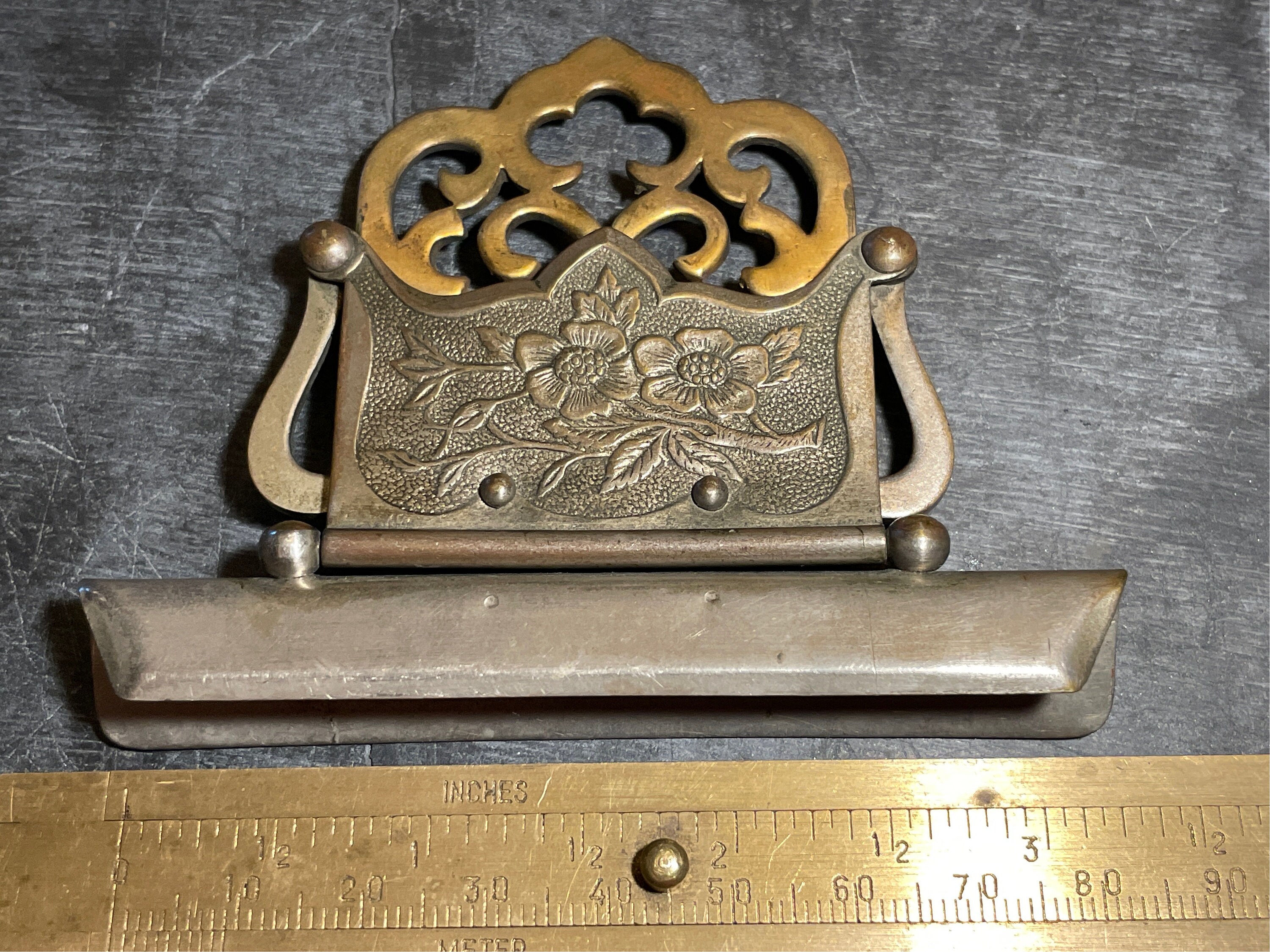 Victorian Book Floral Ornate Clasp From 1882- - Etsy