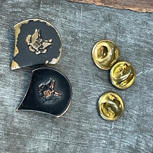 Vintage Vietnam Era U.S. Army Collar Pins for Rank Spec 4 Military Pins ...