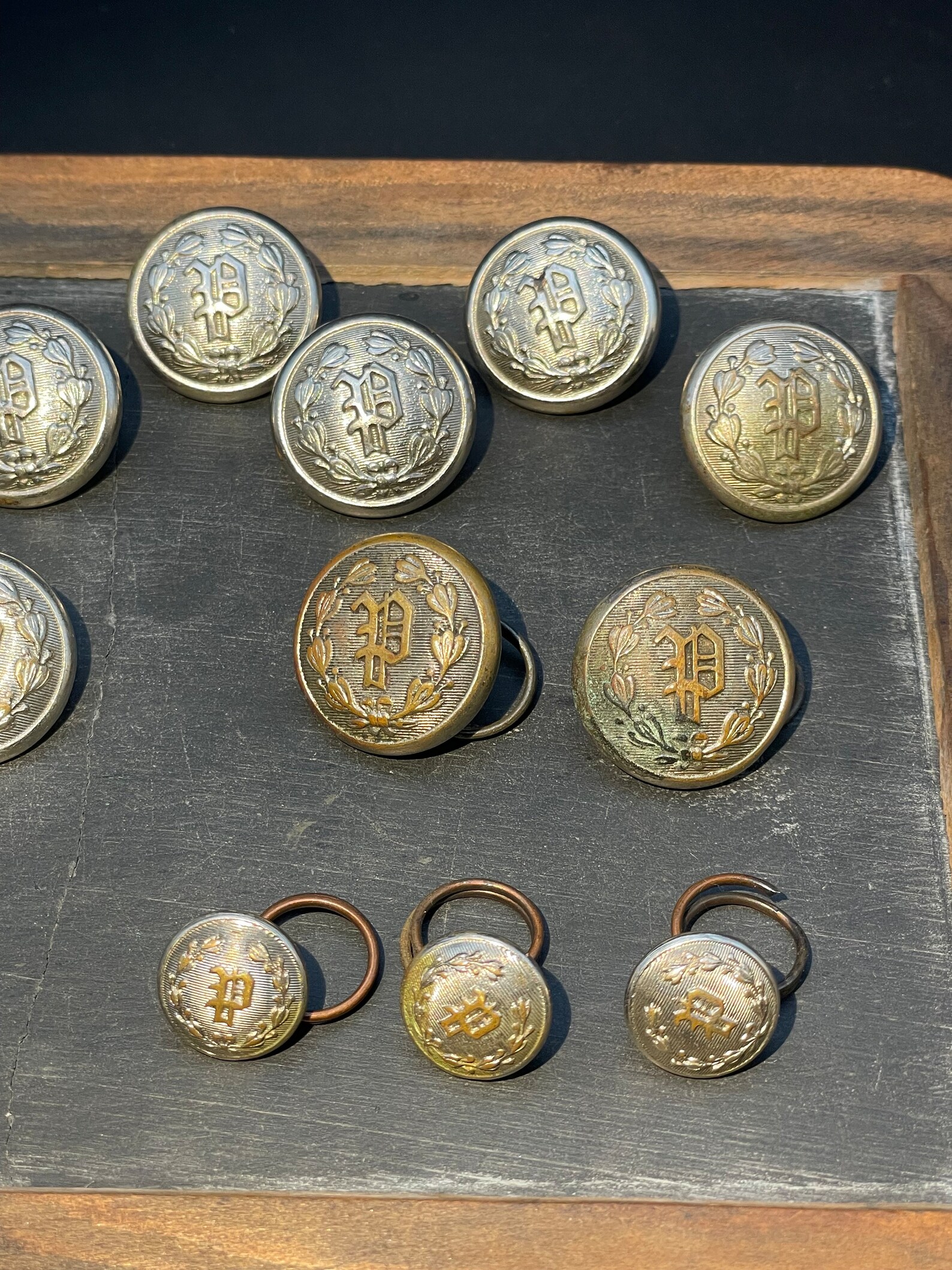 Police Uniform Buttons From 1800s Estate Collection of 20 Chicago ...