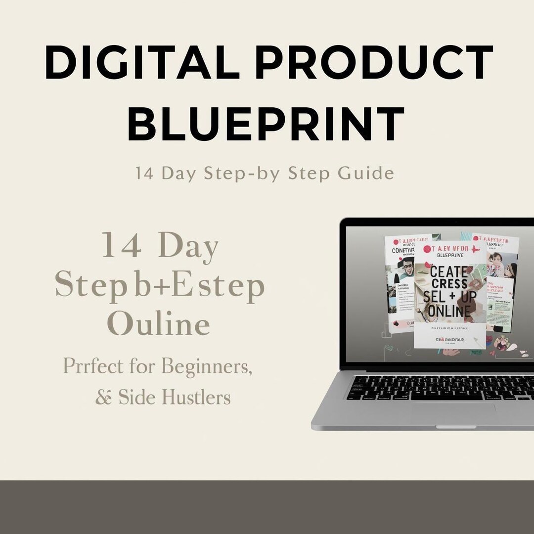 Digital Product Blueprint | Etsy Business Guide for Beginners (PDF ...