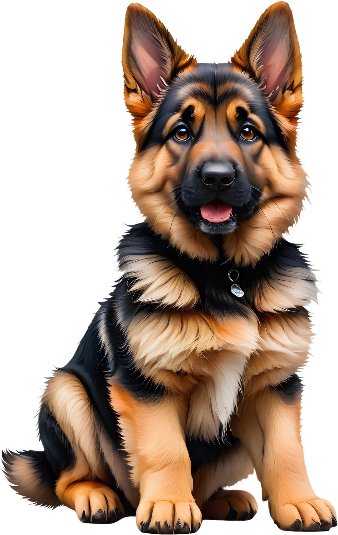 German Shepherd Dog - PNG & JPG - 300 DPI - Transparent Background ...