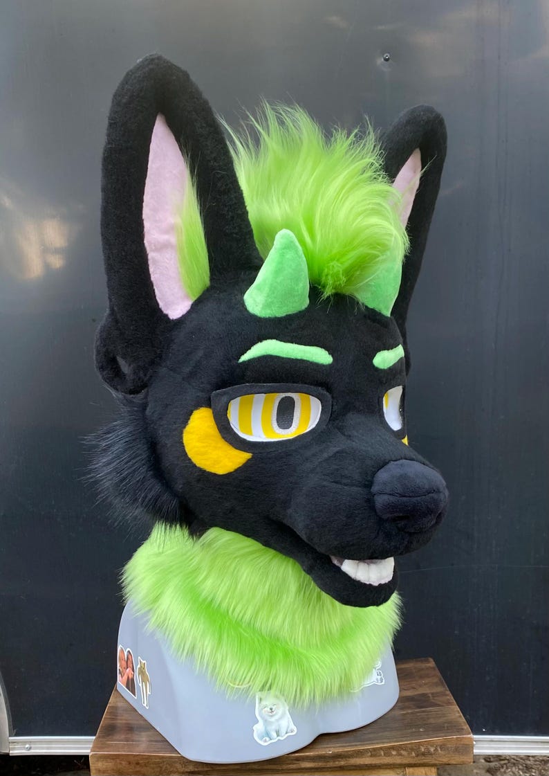 COMMISSIONS OPEN - Fursuit Head and Accessories - Etsy