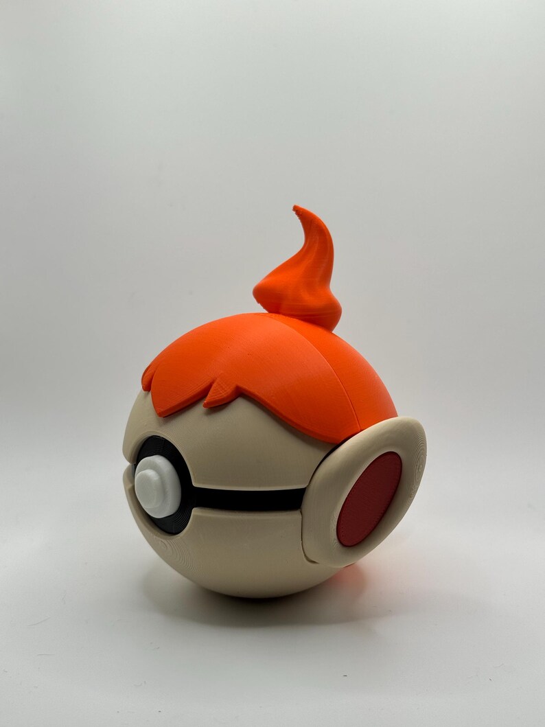 Fire Type Monkey Starter Inspired Display Sphere | Fire Element Desk ...