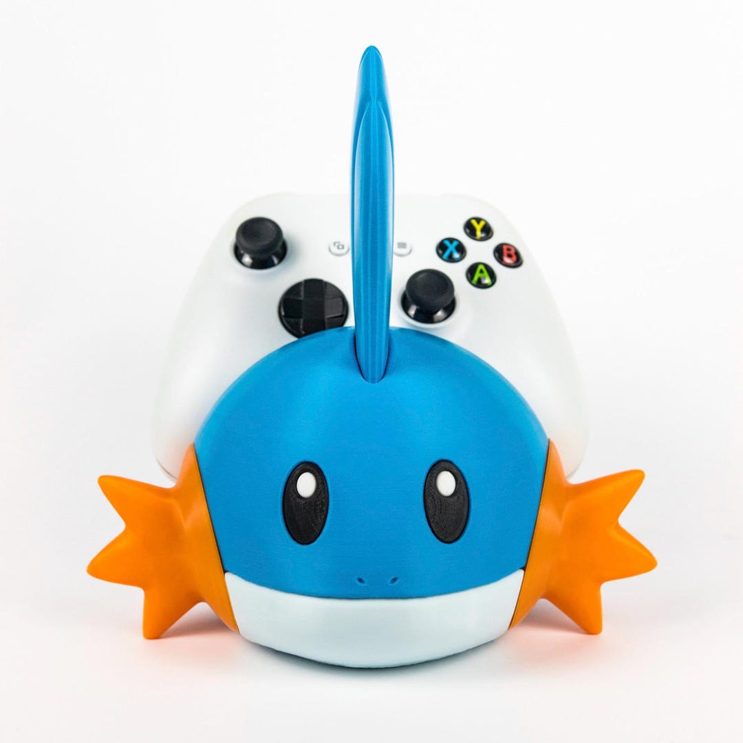 Water-type Axolotl Controller Holder | 3D Printed Gamepad Stand | Cute ...