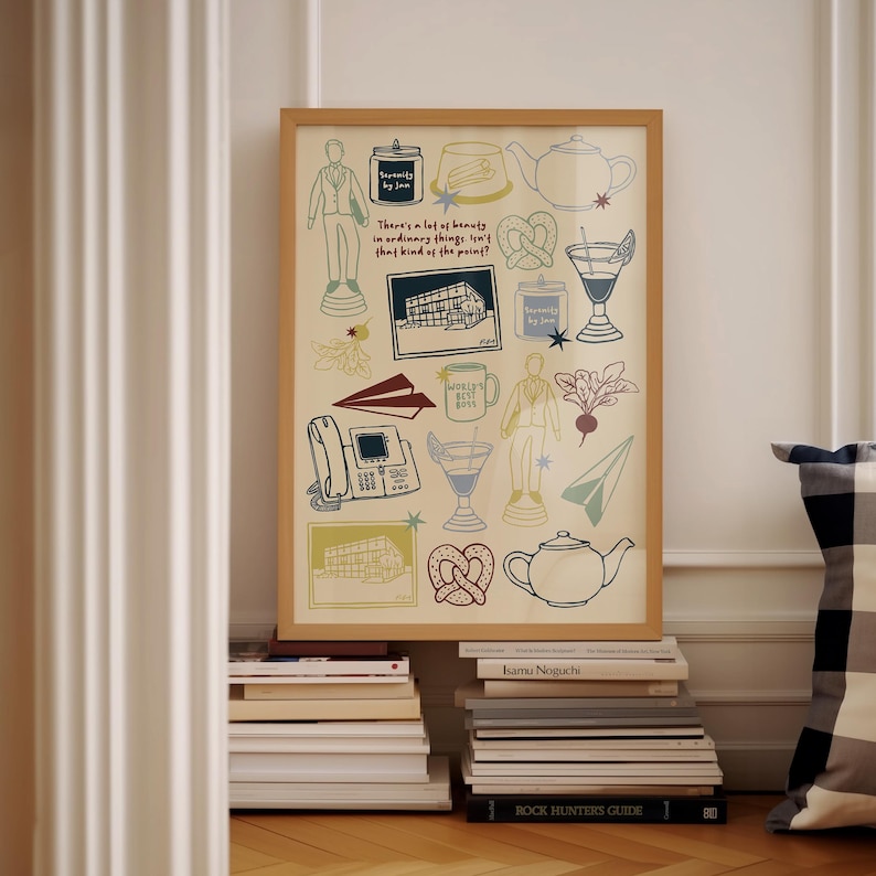 The Office US Wall Art Print, the Office Trinkets, Michael Scott Quote ...