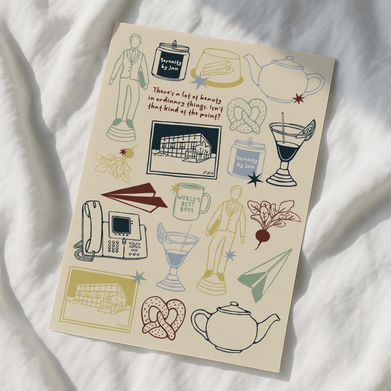 The Office US Wall Art Print, the Office Trinkets, Michael Scott Quote ...