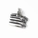 Silver Book Stack Pendant, Sterling Silver, Metal Clay - Etsy