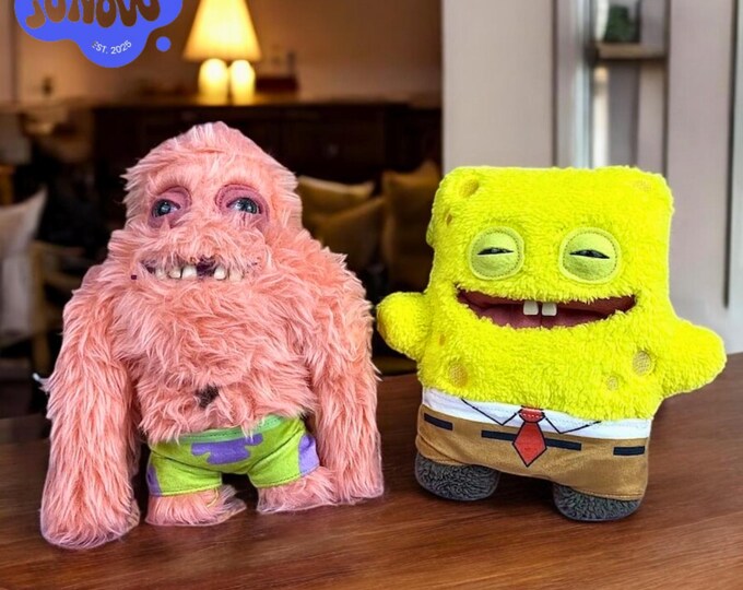 Fuggler Spongebob Squarepants - Plush Patrick Star Fuggler,plush ...