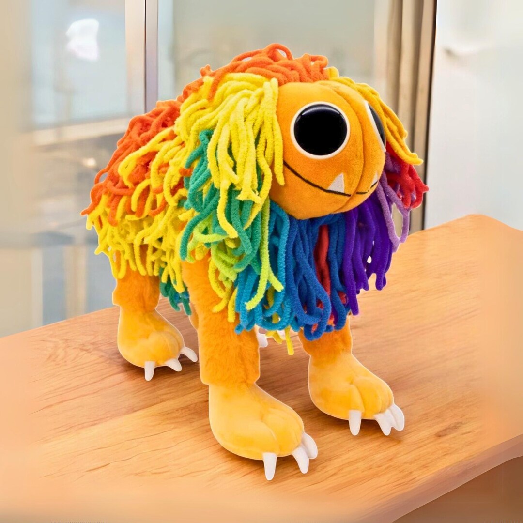 Nightmare Critters Plush Yarnaby Colorful Lion Doll Smile Critter Toy ...