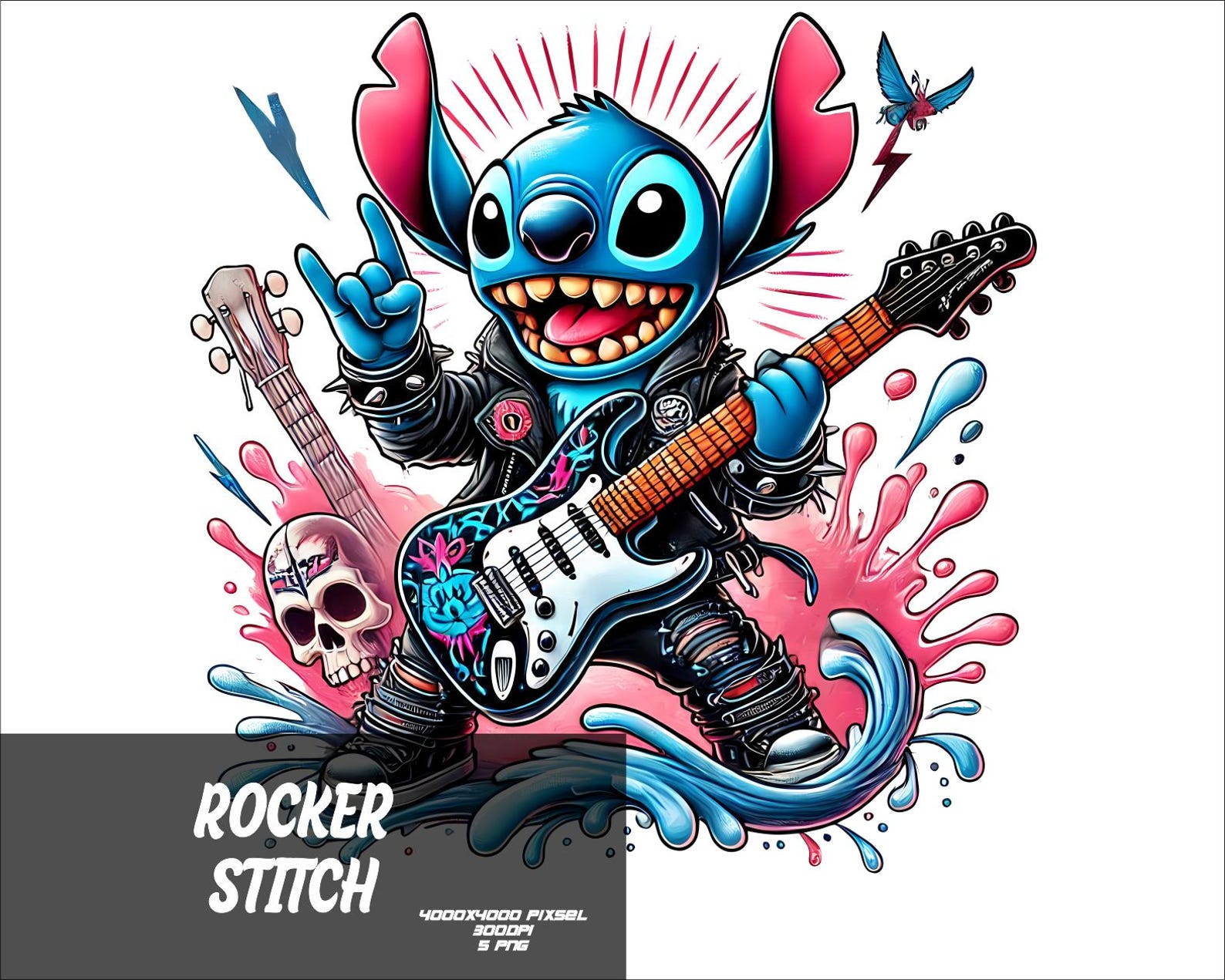 5 PNG Rocker Stitch Png Stitch Splash and Watercolor Png Stitch ...
