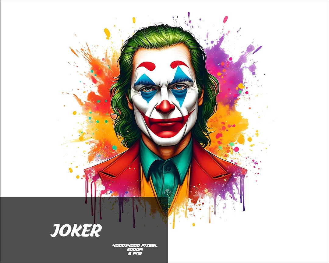 5 PNG Joker Png Splash and Watercolor Png Joker Transparent PNG File ...