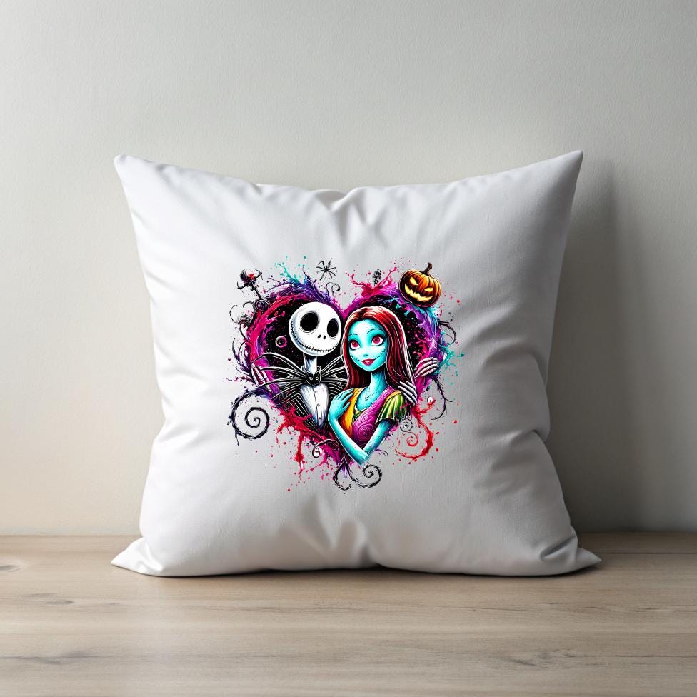 5 PNG Heart Jack and Sally Png Splash and Watercolor Png Jack and ...
