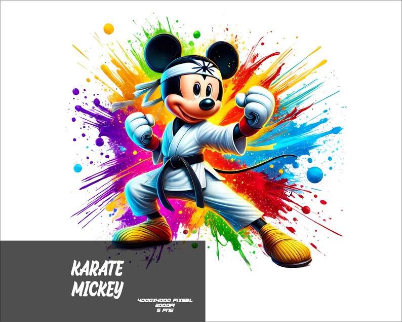 5 PNG Karatecher Mickey Png Mouse Splash and Watercolor Png Mickey ...